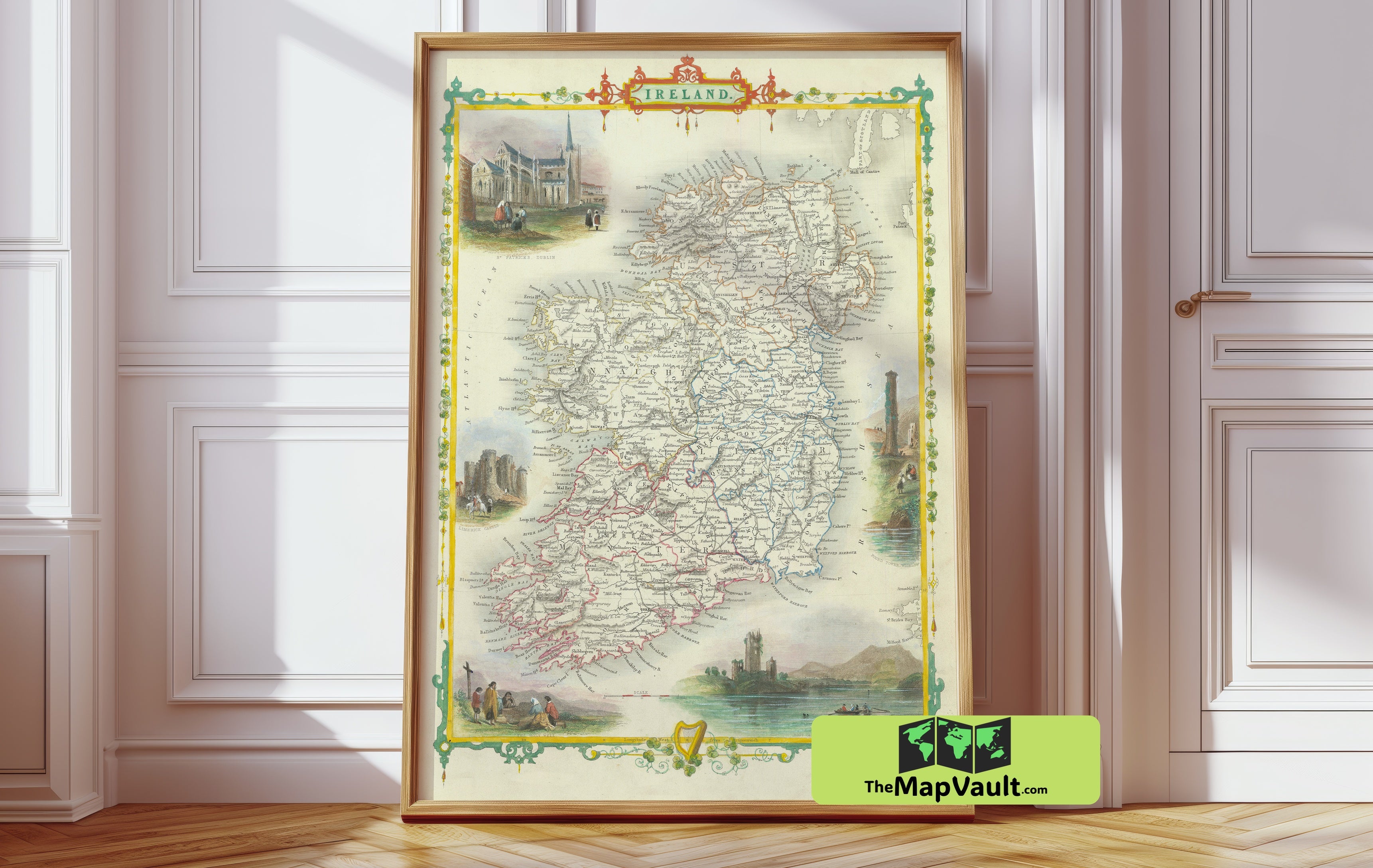 Ireland Restoration Map – Celebrate Gaelic Myths and Resilient Communi ...